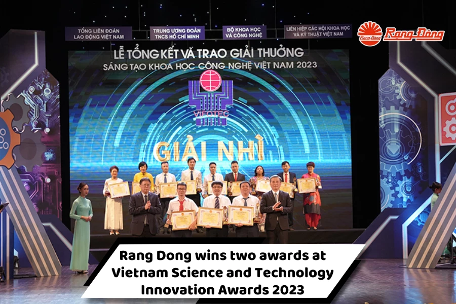 VIETNAM'S RANG DONG WINS TECHNOLOGY INNOVATION PRIZES